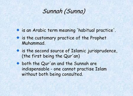 What Is Sunnah? – Return To Sunnah